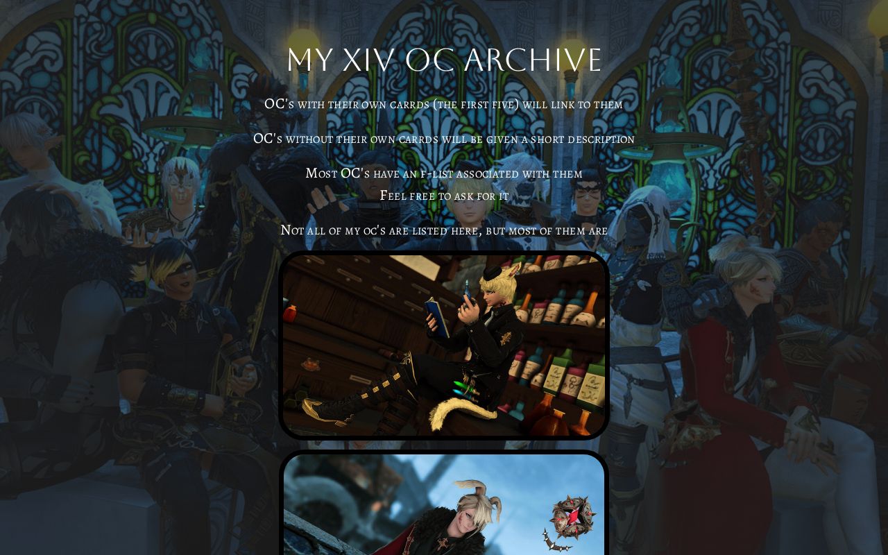 XIV OC Archive